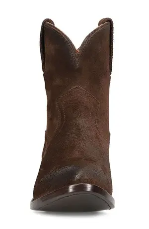 THE FRYE COMPANY Billy Western Metallic Leather Boots