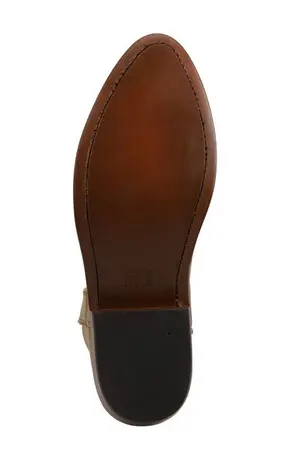 THE FRYE COMPANY Billy Western Metallic Leather Boots - Gold