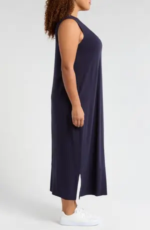 Universal Standard Claremont Midi Shift Dress - Midnight