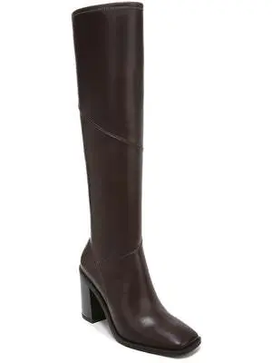 Franco Sarto Sonna Womens Faux Leather Kneehigh Boots - Multi