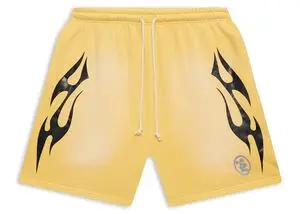 HELLSTAR Flame Shorts - Yellow