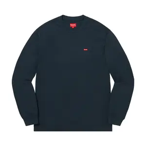 Supreme Small Box Long-sleeve Tee 'navy - Blue