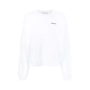 Off-White Caravaggio Arrow Over Crewneck - White
