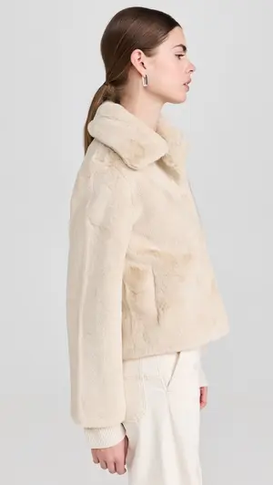 Apparis Elis Faux Fur Short Coat