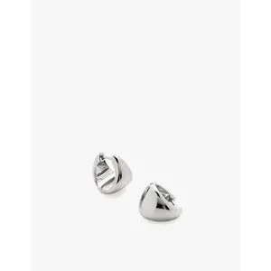 Monica Vinader Tapered Small Hoop Earrings - Sterling Silver