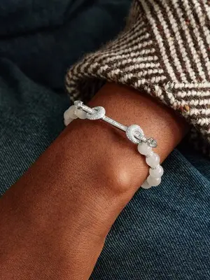 ANANYA 18kt White Gold Multi-stone Bracelet