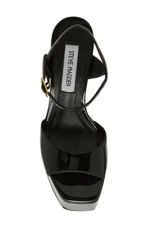 Steve Madden Cologne Platform Stiletto Sandal - Black Patent