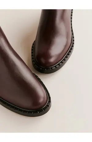 REFORMATION Nancy Knee High Boot - Espresso Leather