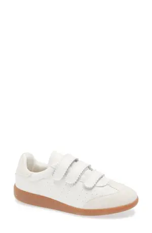 Steve Madden Momentum Leather And Suede Sneakers - White
