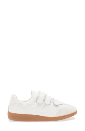 Steve Madden Momentum Leather And Suede Sneakers - White