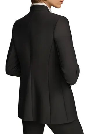Donna Karan New York Button Detailed Shawl Collar Jacket