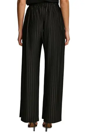 Donna Karan New York Pleated Full Length Pants