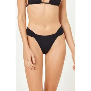 L*Space Dolce Bitsy Bikini Bottoms - Black