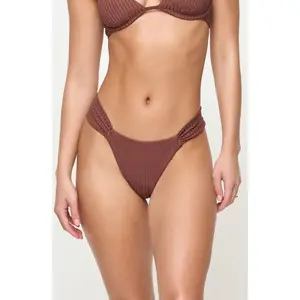 L*Space Dolce Bitsy Bikini Bottoms - Cafe