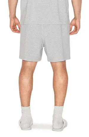 SKIMS Stretch Cotton Blend Jersey Lounge Shorts - Heather Grey