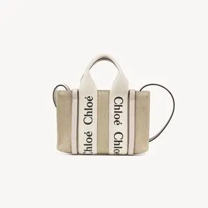 Chloé Chloé Mini Woody Tote Bag Pink