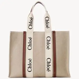 Chloé CHLOÉ Large Woody Tote Bag Multicolor