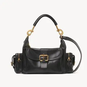 Chloé Chloé Camera Bag In Shiny Buffalo Leather Black