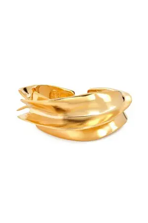 KENNETH JAY LANE Sculpted Cuff Bracelet - Gold