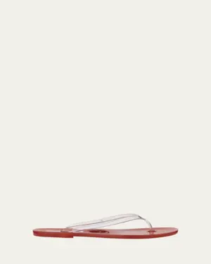 Christopher Esber Jo Jelly Flip Flop Sandals Guava