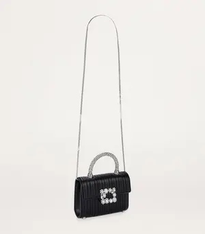 ROGER VIVIER Mini Nappa Leather Jewel Top-handle Bag