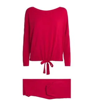 Eberjey Gisele Slouchy Pyjama Set Red