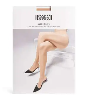 Wolford Luxe 9 Tights - Beige
