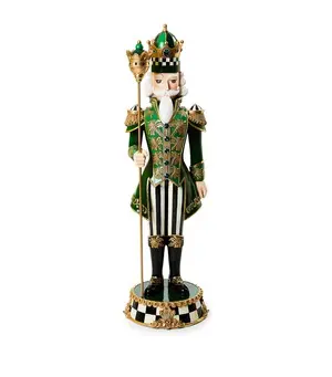 MACKENZIE-CHILDS Castle Guard Nutcracker Ornament - Green