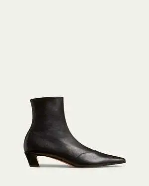Khaite Nevada Ankle Boots - Black