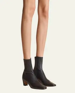 Khaite Nevada Ankle Boots - Black