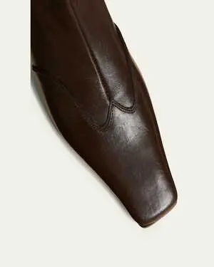 Khaite Nevada Ankle Boots - Black