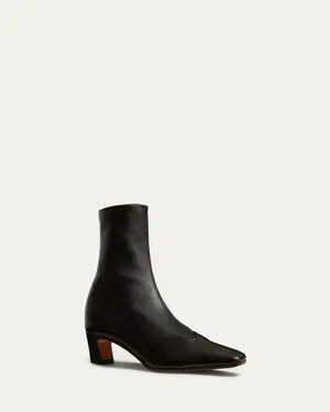 Khaite Nevada Ankle Boots - Black