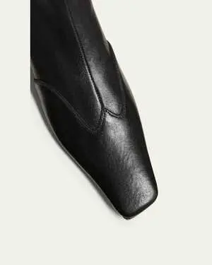 Khaite Nevada Ankle Boots - Black