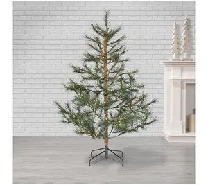 STERLING Elegant 5ft Prelit Hard Needle Christmas Tree B Y Co - One-color