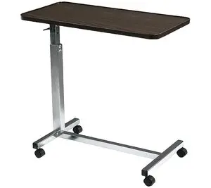 DRIVE MEDICAL Tilt Top Overbed Table - One-color