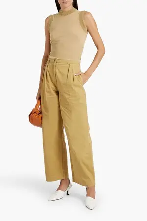 Acne Studios Cotton-twill Straight-leg Pants