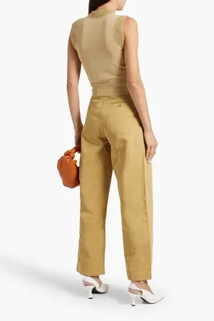 Acne Studios Cotton-twill Straight-leg Pants