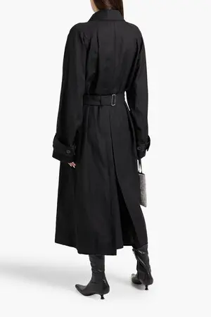 Acne Studios Belted Wool And Hempblend Twill Trench Coat