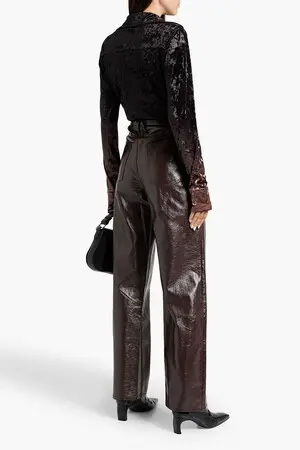 Acne Studios Crushed Velvet Shirt