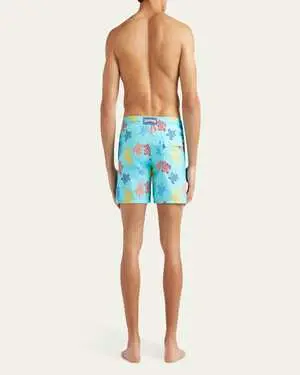 Vilebrequin Multi Turtle-print Swim Shorts