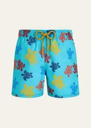 Vilebrequin Multi Turtle-print Swim Shorts