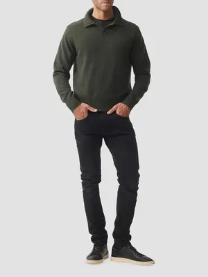Rodd & Gunn Kingswood Wool-blend Polo Sweater