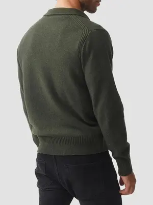 Rodd & Gunn Kingswood Wool-blend Polo Sweater