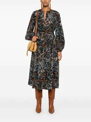 Ulla Johnson Aurelie Midi Dress - Black