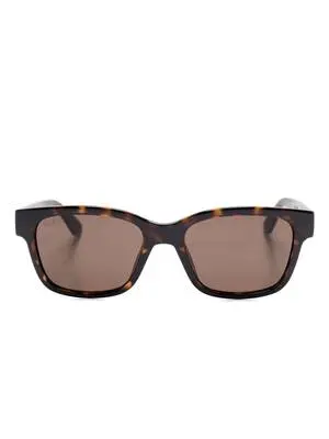 Gucci Tortoiseshell Wayfarer Sunglasses - Brown