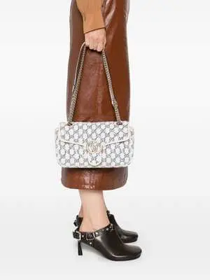 Gucci Small Gg Marmont Shoulder Bag - White