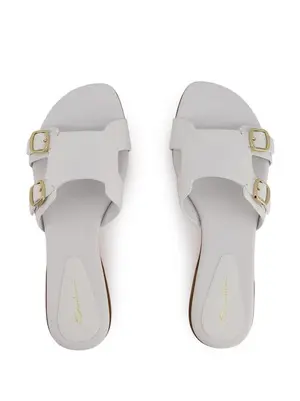 Santoni Didi Slides - White