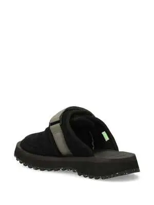 Suicoke Touch-strap Slides - Black