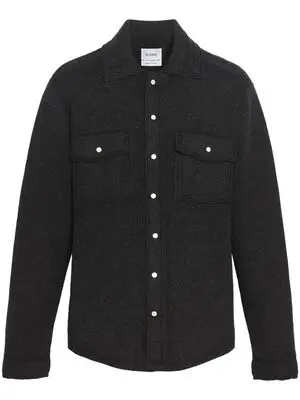 BARRIE Knitted Overshirt - Black