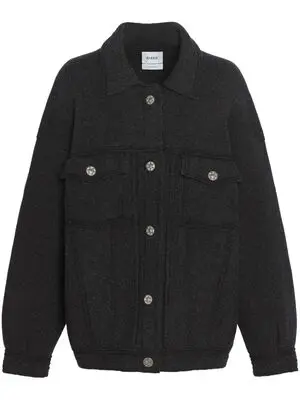 BARRIE Denim-effect Jacket - Black